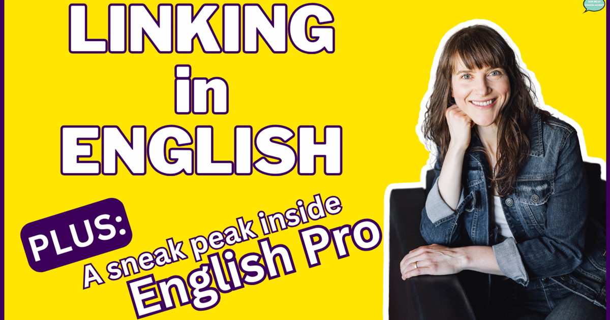 Linking in American English | American English Pronunciation Lesson