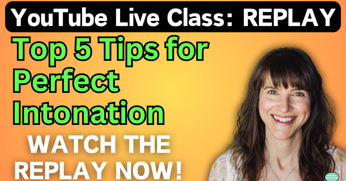 Learn American English Intonation | Live Class Replay