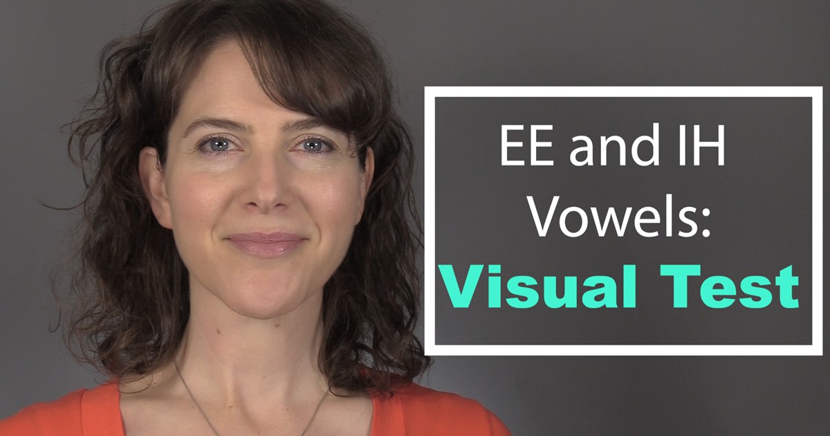 EE and IH Vowels: A Visual Test